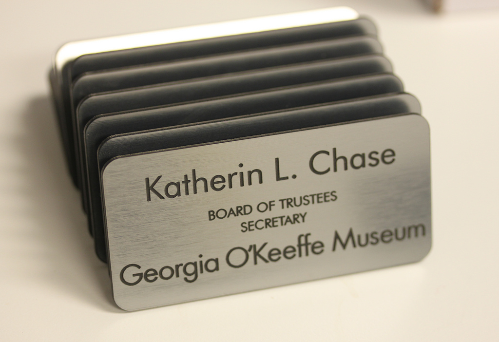 Engraved Magnetic Name Tags In A Flash Laser IPad Laser Engraving 